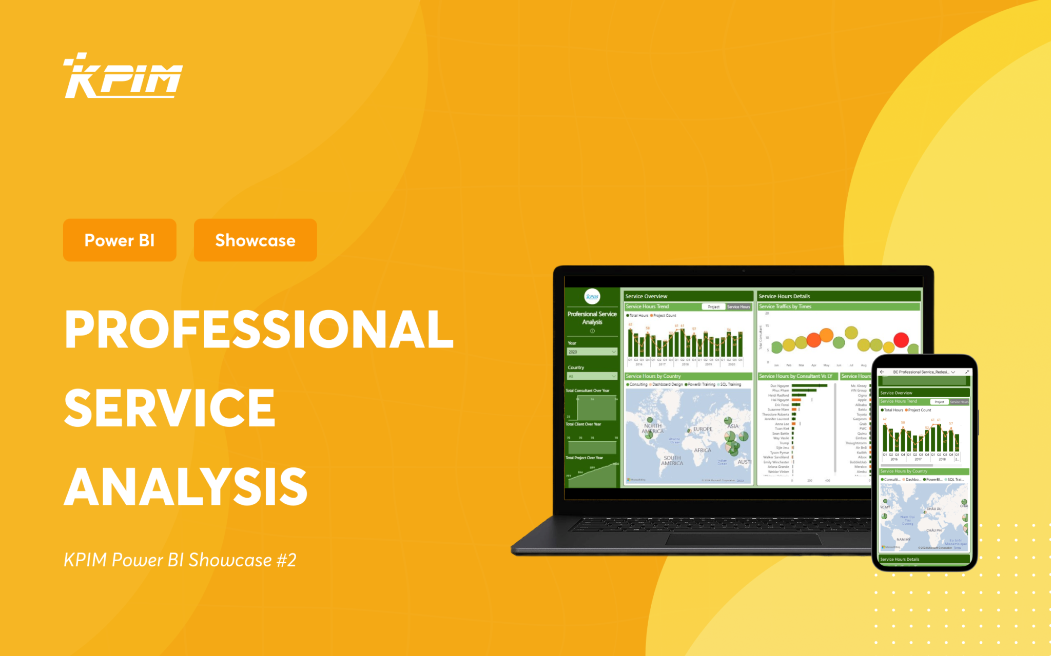 KPIM Power BI Showcase #2: Professional Service Analysis